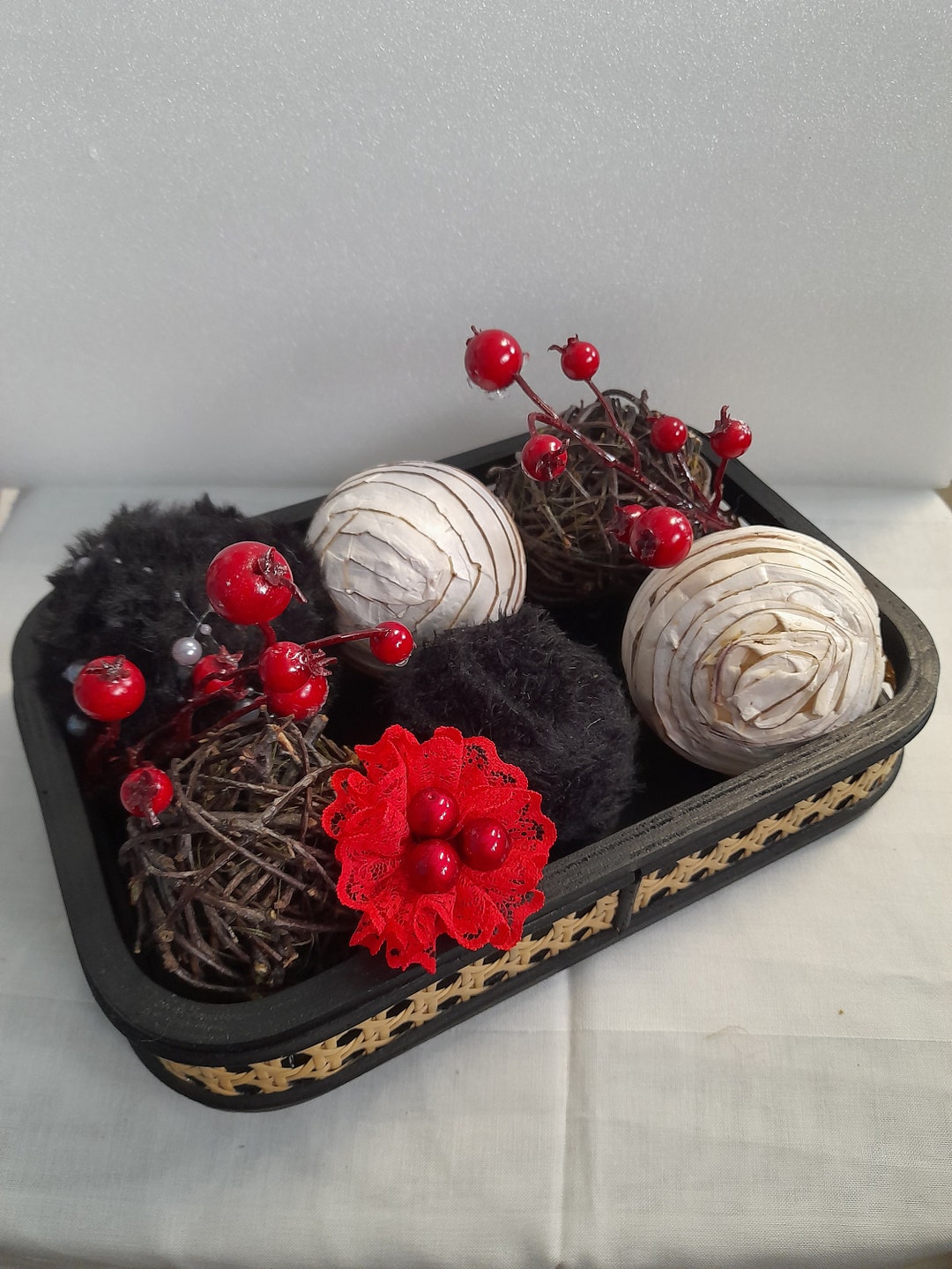 Decorative Balls for Bowls Table Centerpiece Natural Home - Etsy