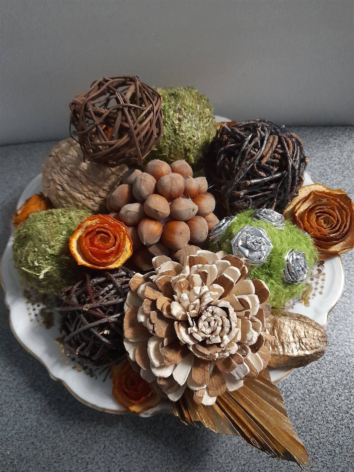 Decorative Balls for Bowls, Table Centerpiece, Modern Home Decor ...