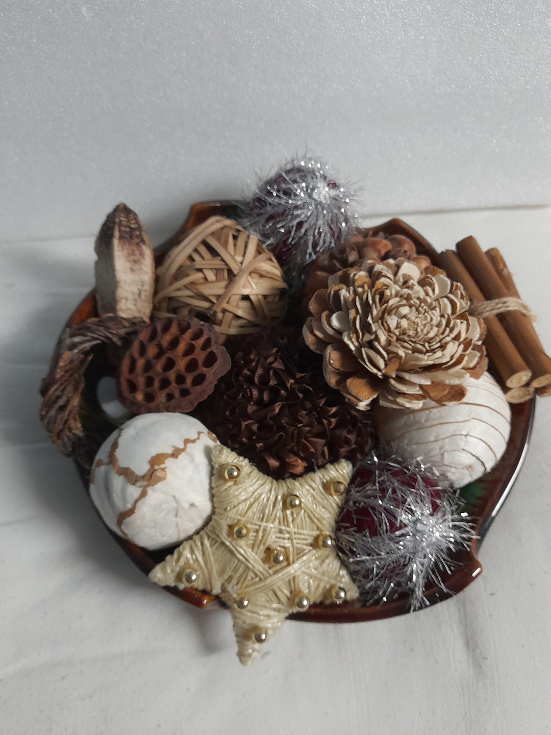 Decorative Balls for Bowls, Table Centerpiece, Natural Home Decor ...