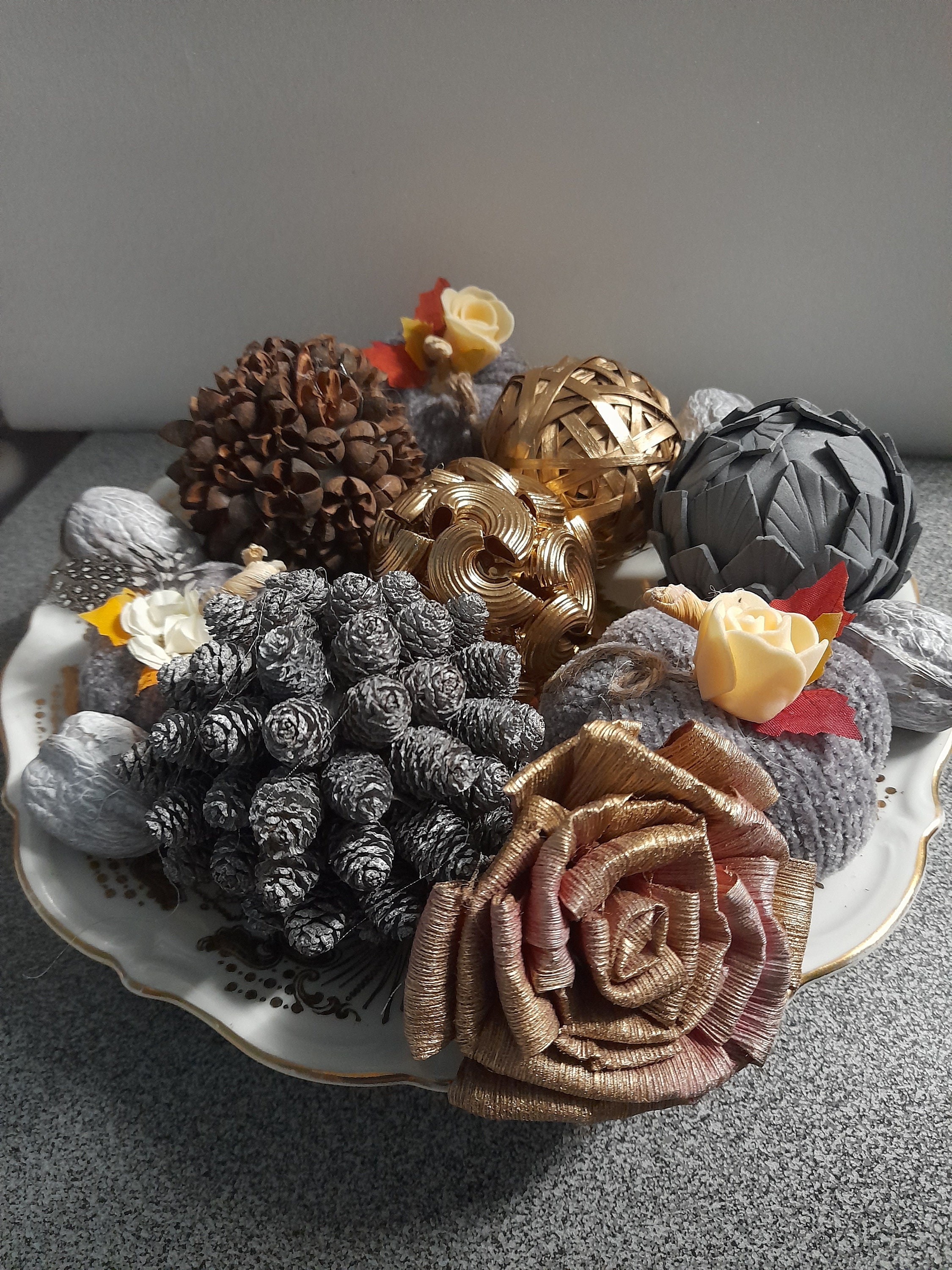 Decorative Balls for Bowls, Table Centerpiece, Natural Home Decor ...