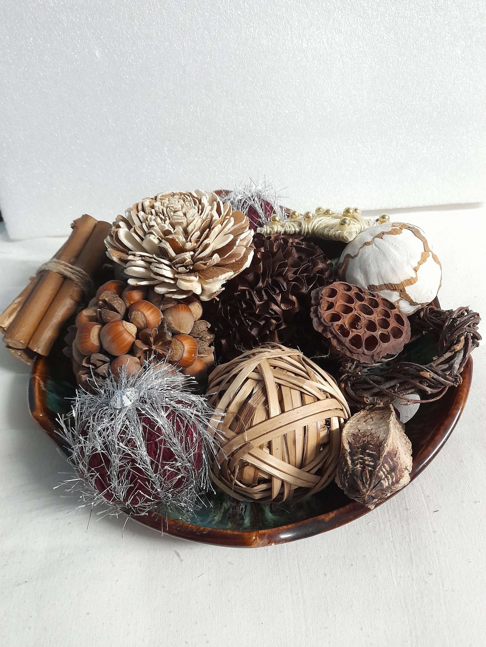 Decorative Balls for Bowls, Table Centerpiece, Natural Home Decor ...