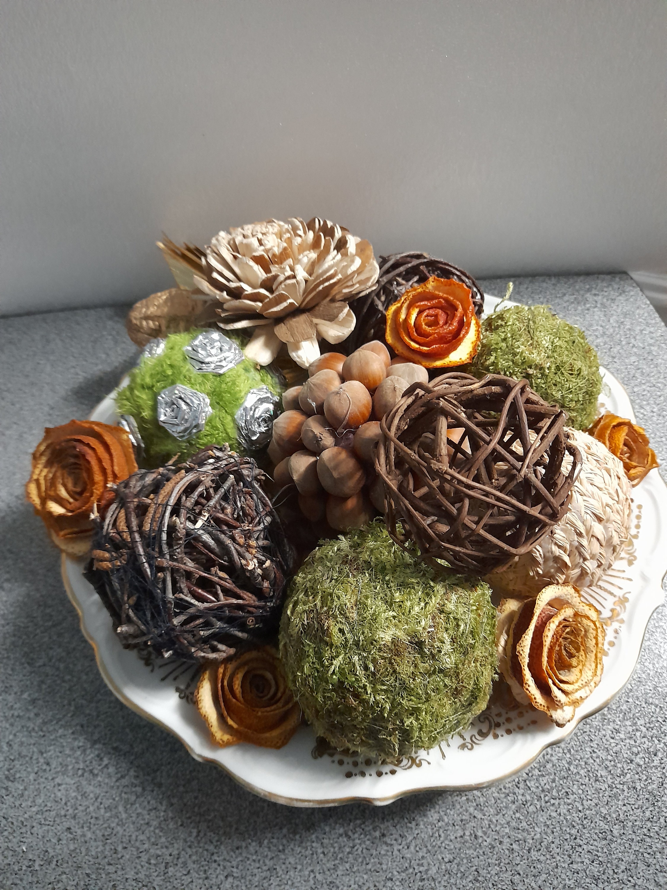 Decorative Balls for Bowls, Table Centerpiece, Modern Home Decor ...