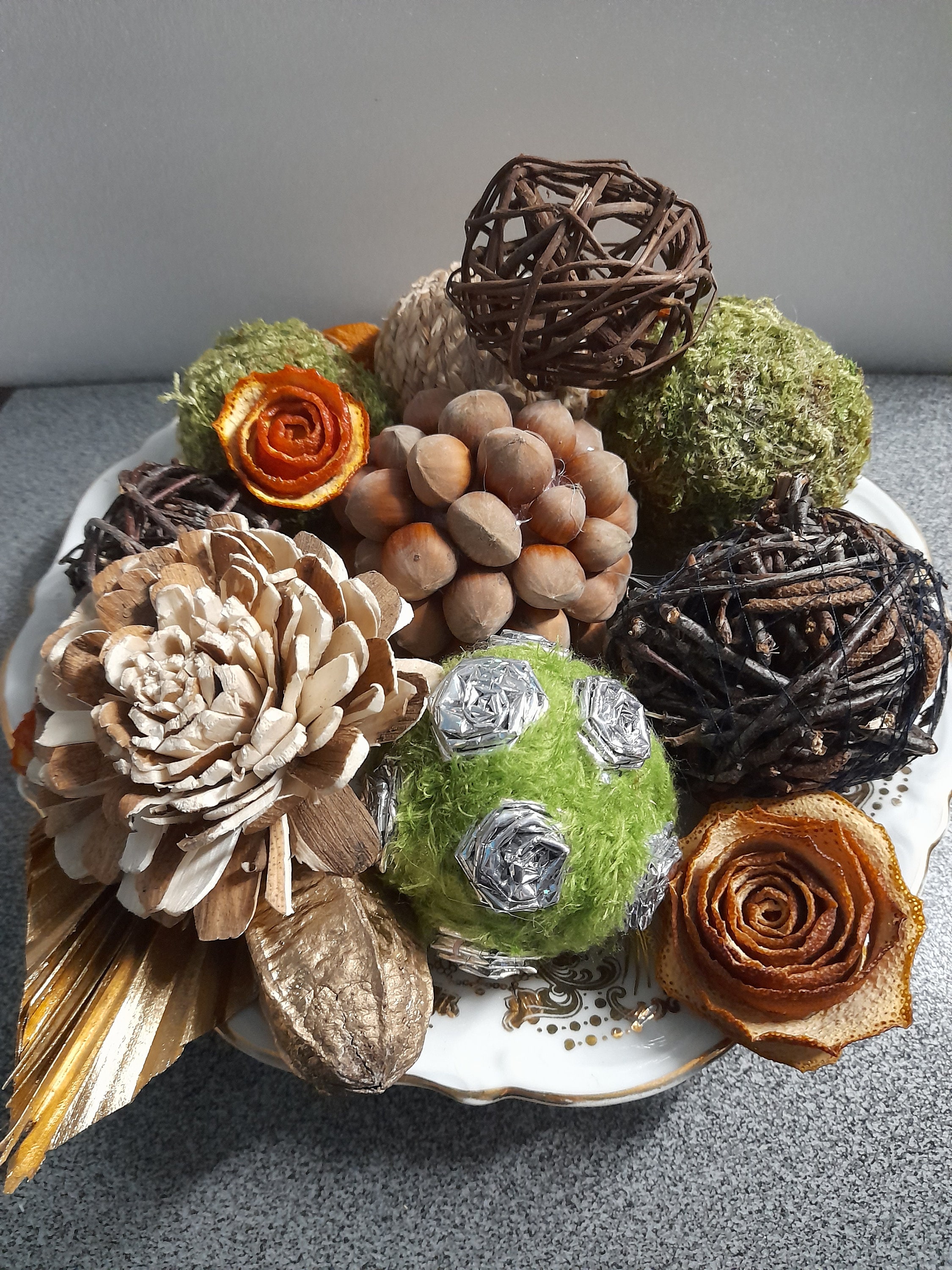 Decorative Balls for Bowls, Table Centerpiece, Modern Home Decor ...