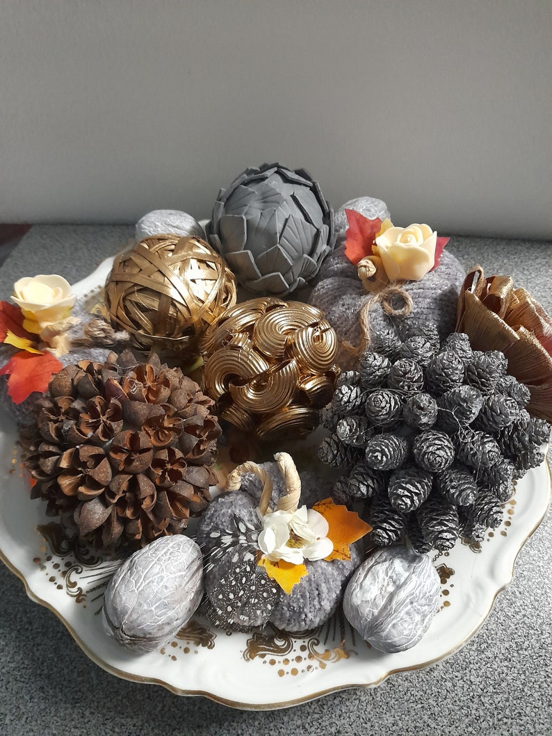 Decorative Balls for Bowls, Table Centerpiece, Natural Home Decor ...