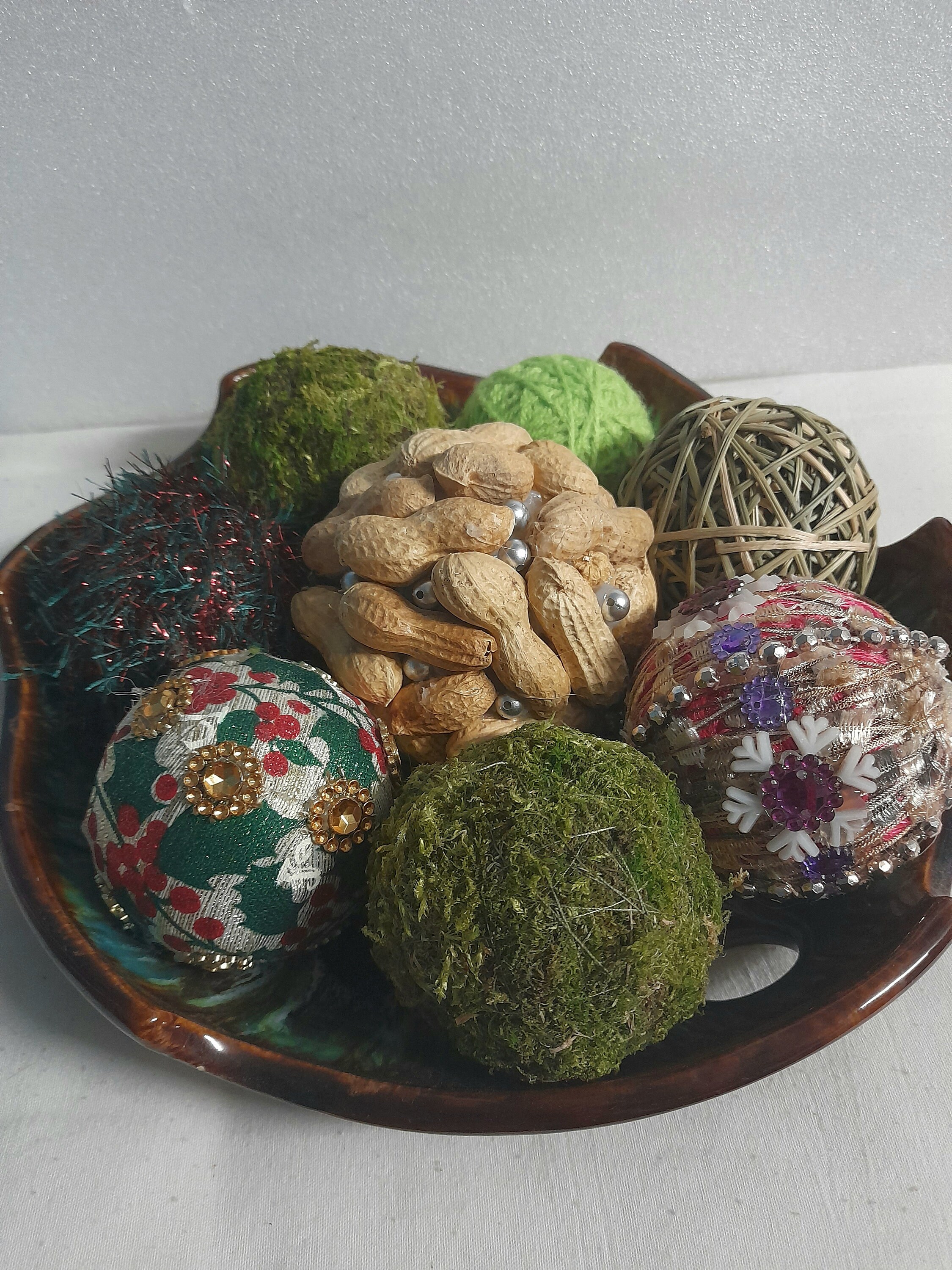 Decorative Balls for Bowls, Table Centerpiece, Natural Home Decor ...