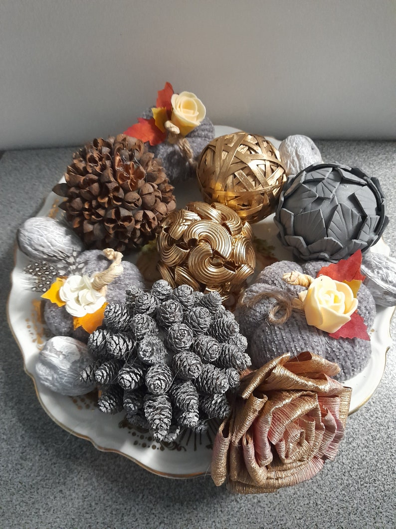 Decorative Balls for Bowls, Table Centerpiece, Natural Home Decor ...