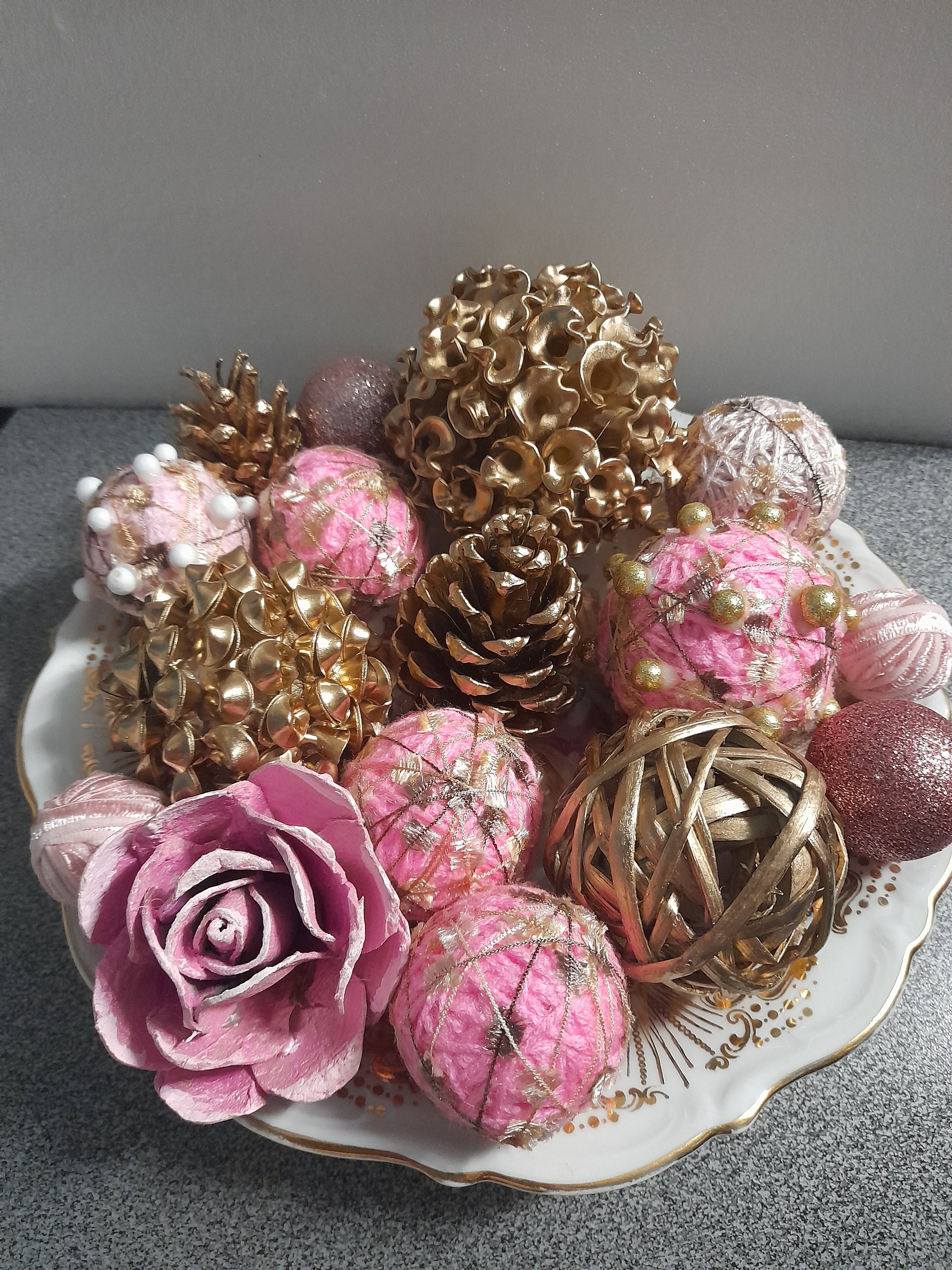 Decorative Balls for Bowls, Table Centerpiece, Modern Home Decor ...