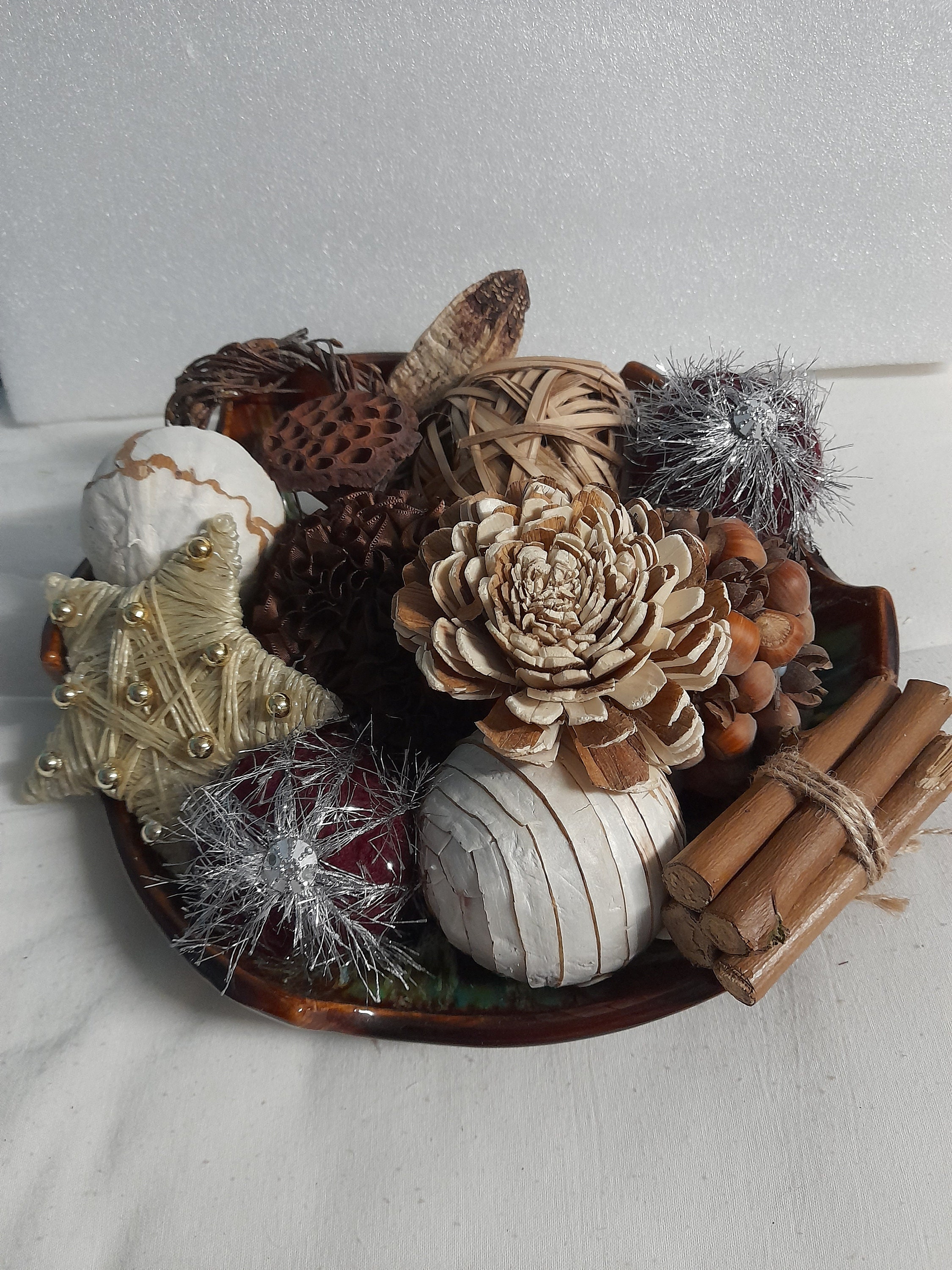 Decorative Balls for Bowls, Table Centerpiece, Natural Home Decor ...