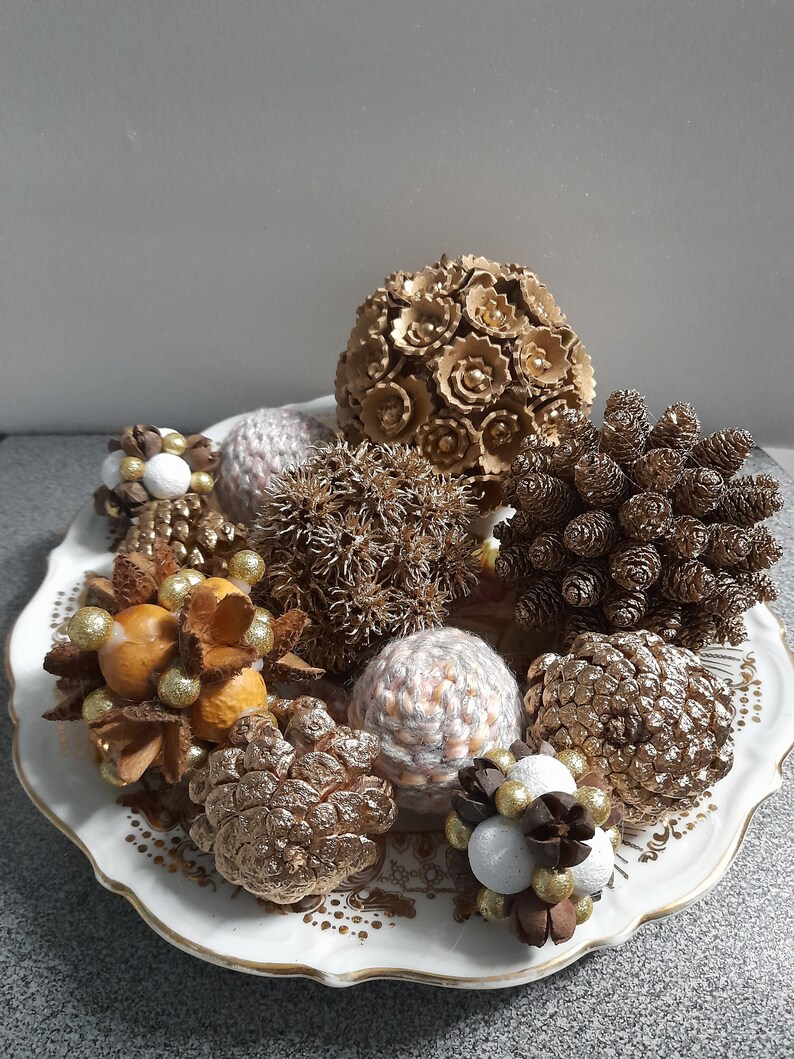 Decorative Balls for Bowls, Table Centerpiece, Natural Home Decor ...