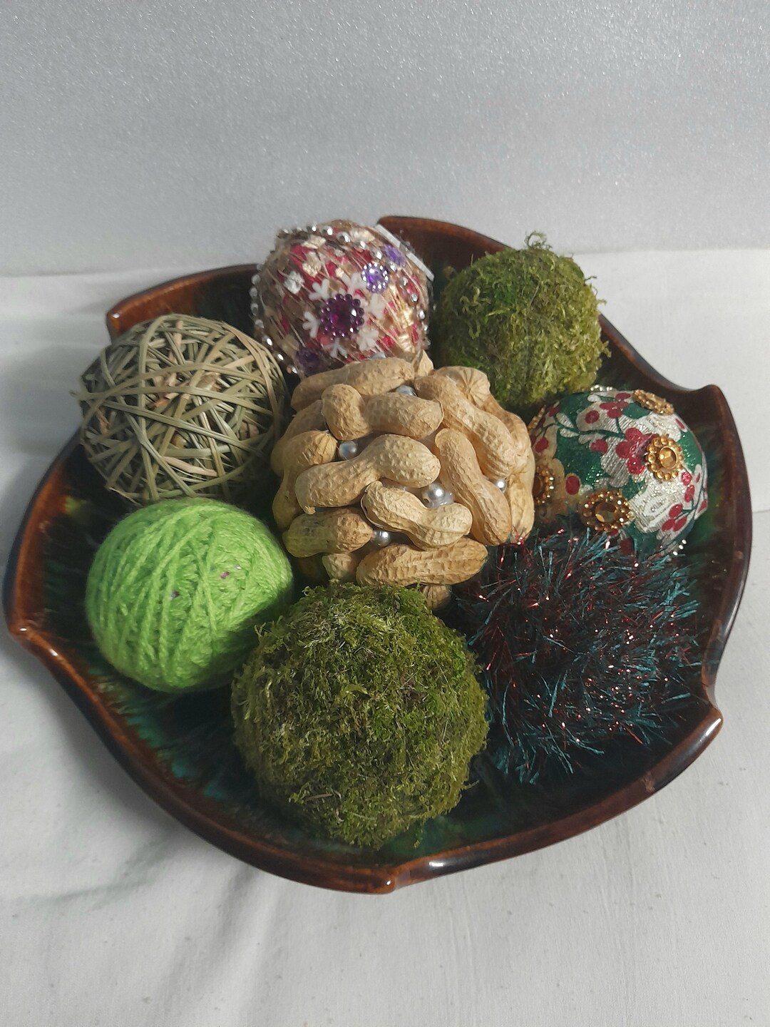 Decorative Balls for Bowls, Table Centerpiece, Natural Home Decor ...