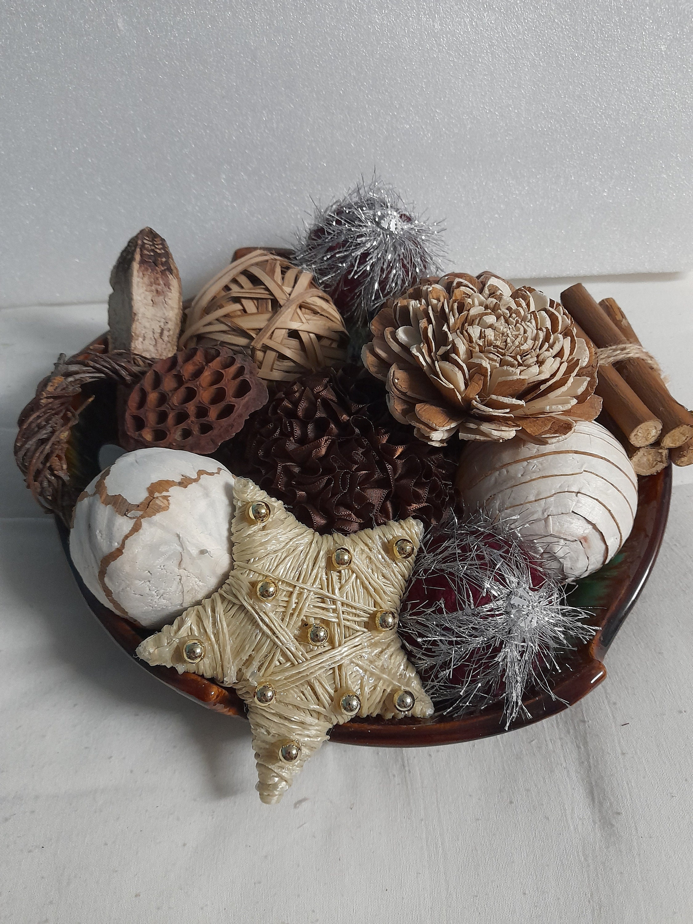 Decorative Balls for Bowls, Table Centerpiece, Natural Home Decor ...