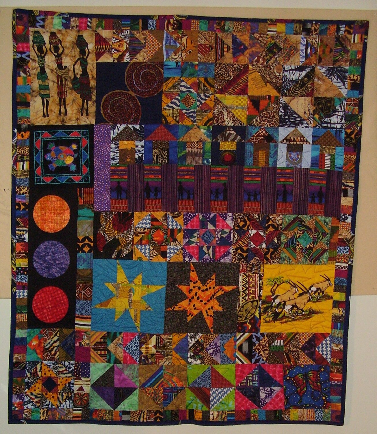 Afrikansas Wall Hanging. This Piece Has a "wow" Factor as Your Eye ...