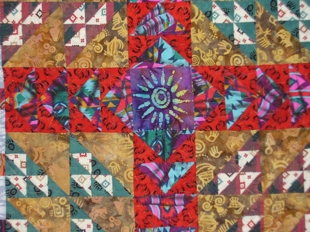 Native Trails. Wall Hanging With Native American Theme. A Striking ...