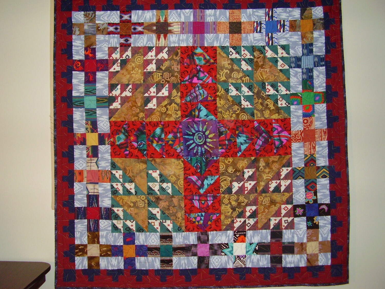 Native Trails. Wall Hanging With Native American Theme. A Striking ...