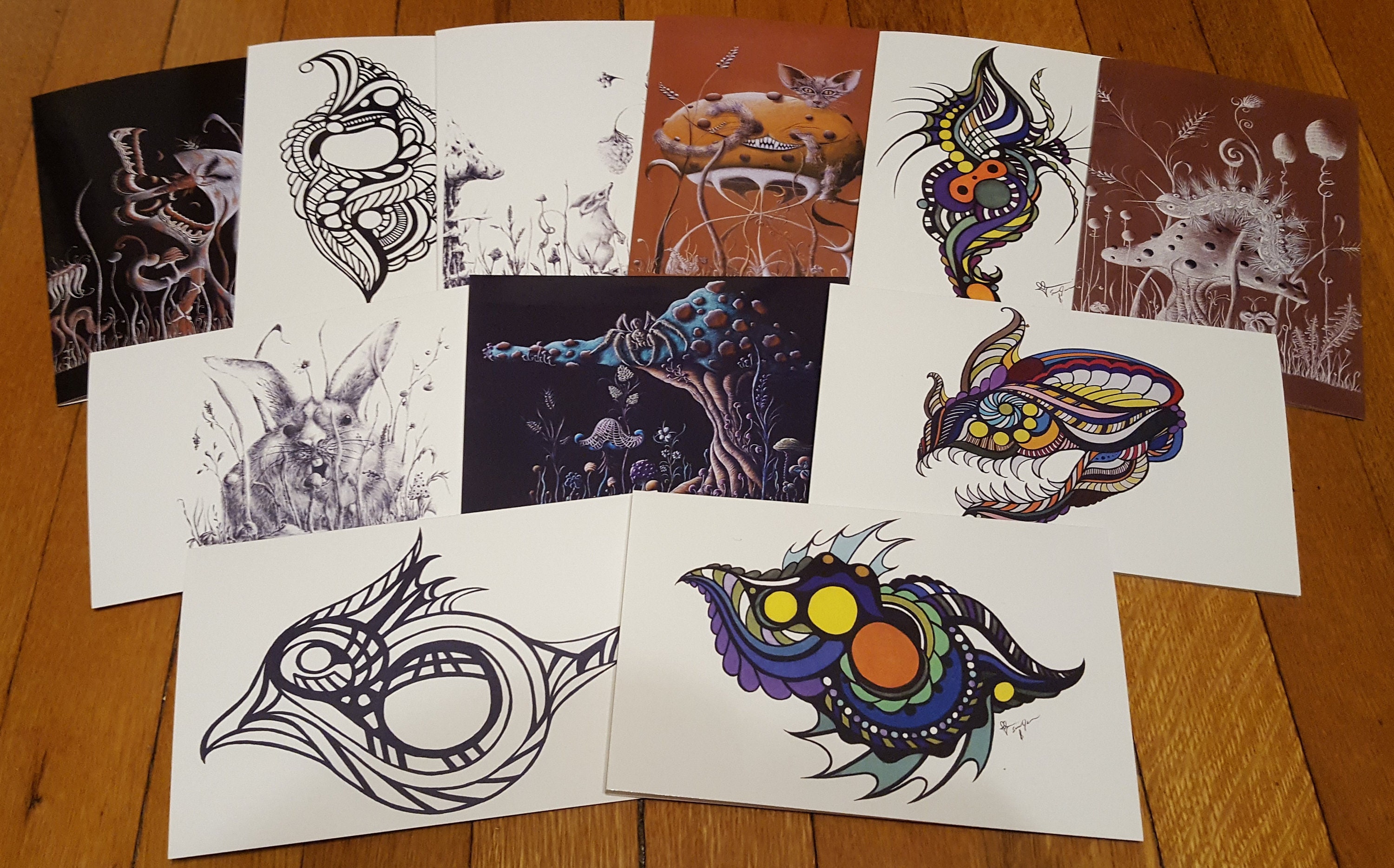 Jessica Rabbiteer Assorted Folded Cards, 11 Pieces, Holiday, Mailing ...