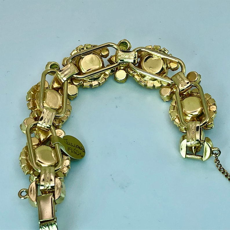 1950s Verified Juliana Delizza & Elster 5 Link Bracelet - Etsy
