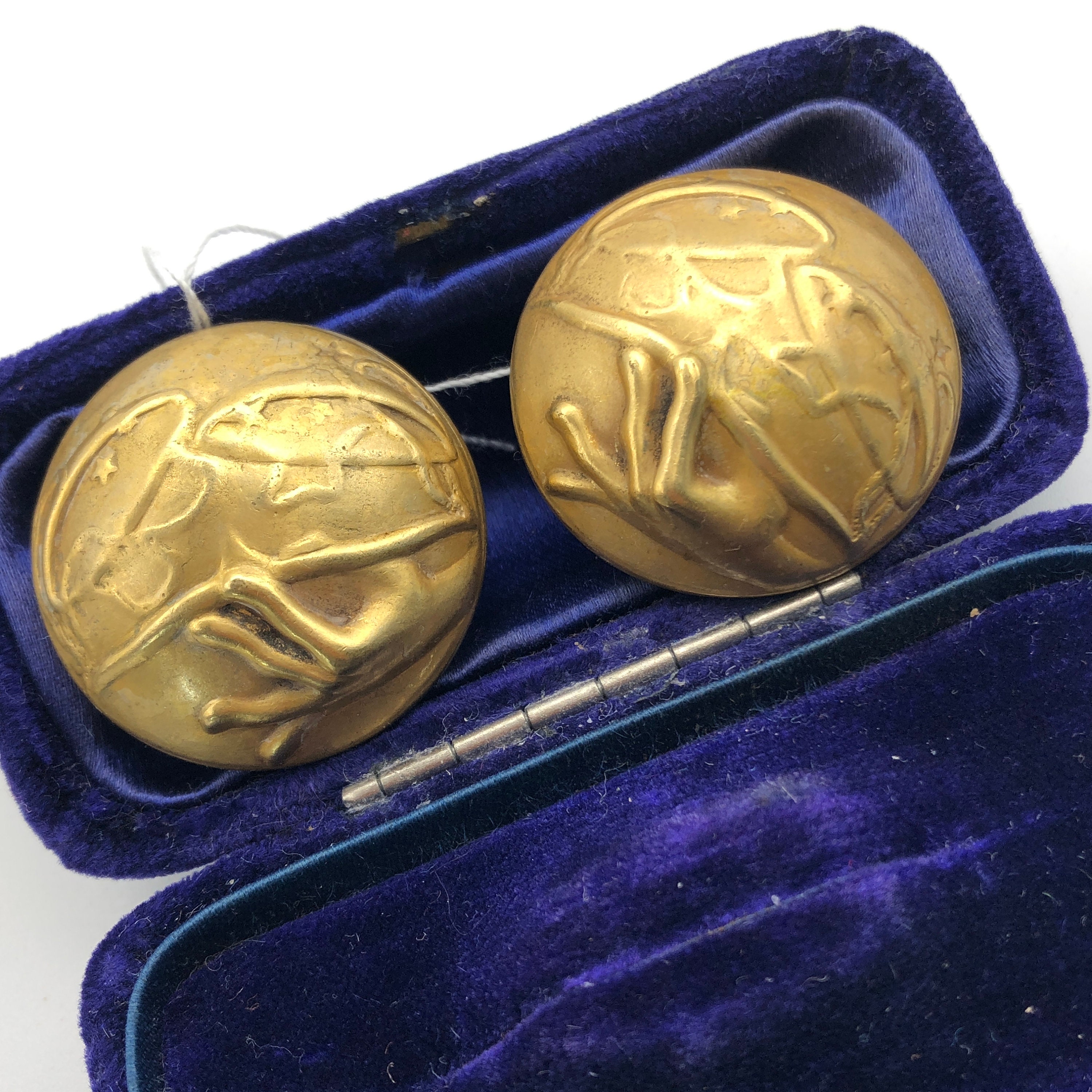 Joseff of Hollywood 1980s Zodiac Libra Clip on Earrings - Etsy
