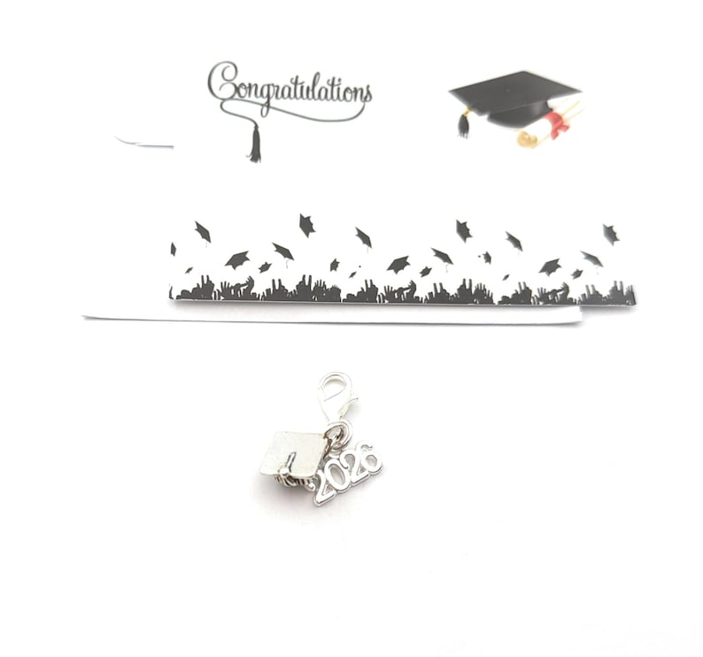 Graduation Hat - Mortar Board 2026 Clip on Charm With 4 Gift Options ...