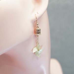Wind Chime Earrings, Windmill Style, 14K Gold Plated Valentine's Day ...