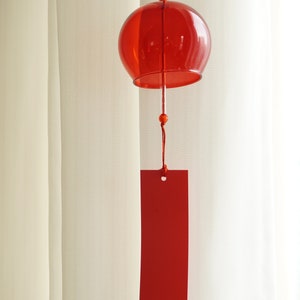 2 Pieces 8*7cm JAPANESE Style Traditional Glass Furin Wind Bell Wind ...