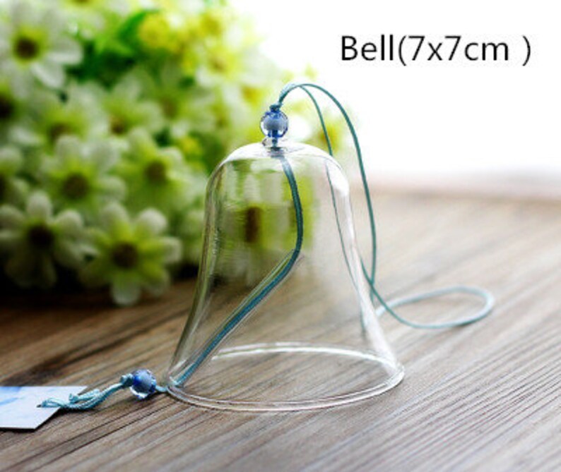 2 pieces JAPANESE Traditional Glass Furin wind Bell wind Chime | Etsy