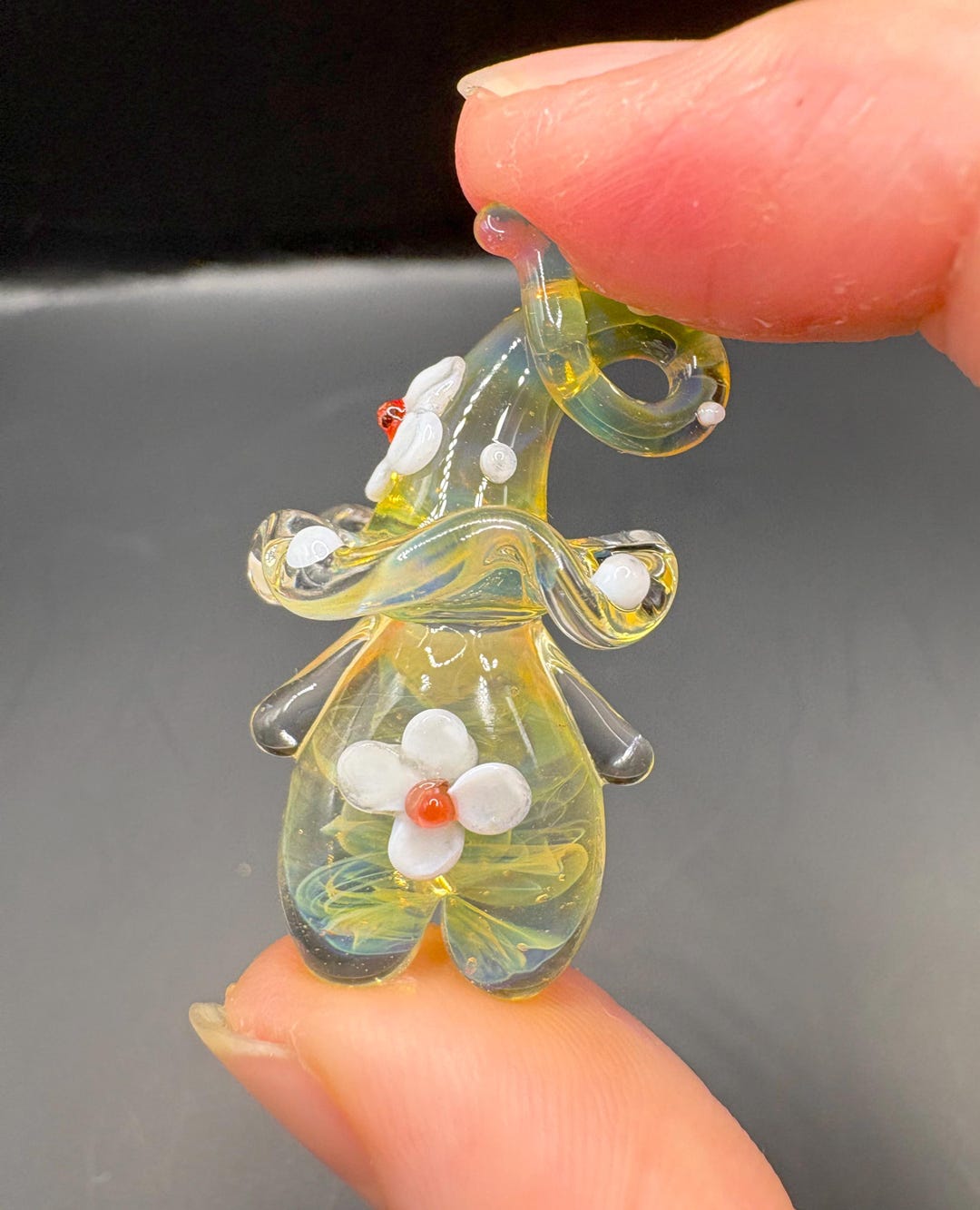 Handcrafted Glass Wizard Glass Pendant，magic Witchy Jewelry,gift for ...
