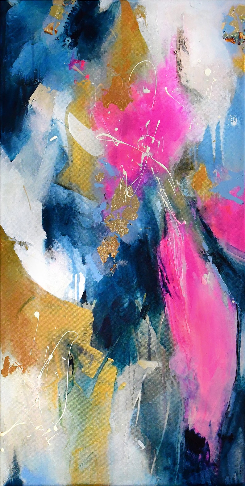 Abstract Painting // Pair Painting // 2 Parts // Acrylic Painting ...