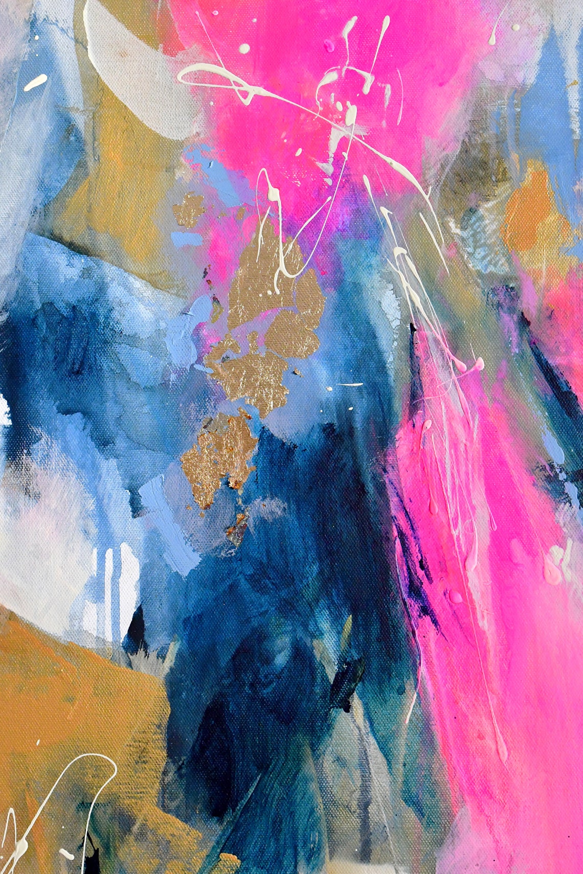 Abstract Painting // Pair Painting // 2 Parts // Acrylic Painting ...