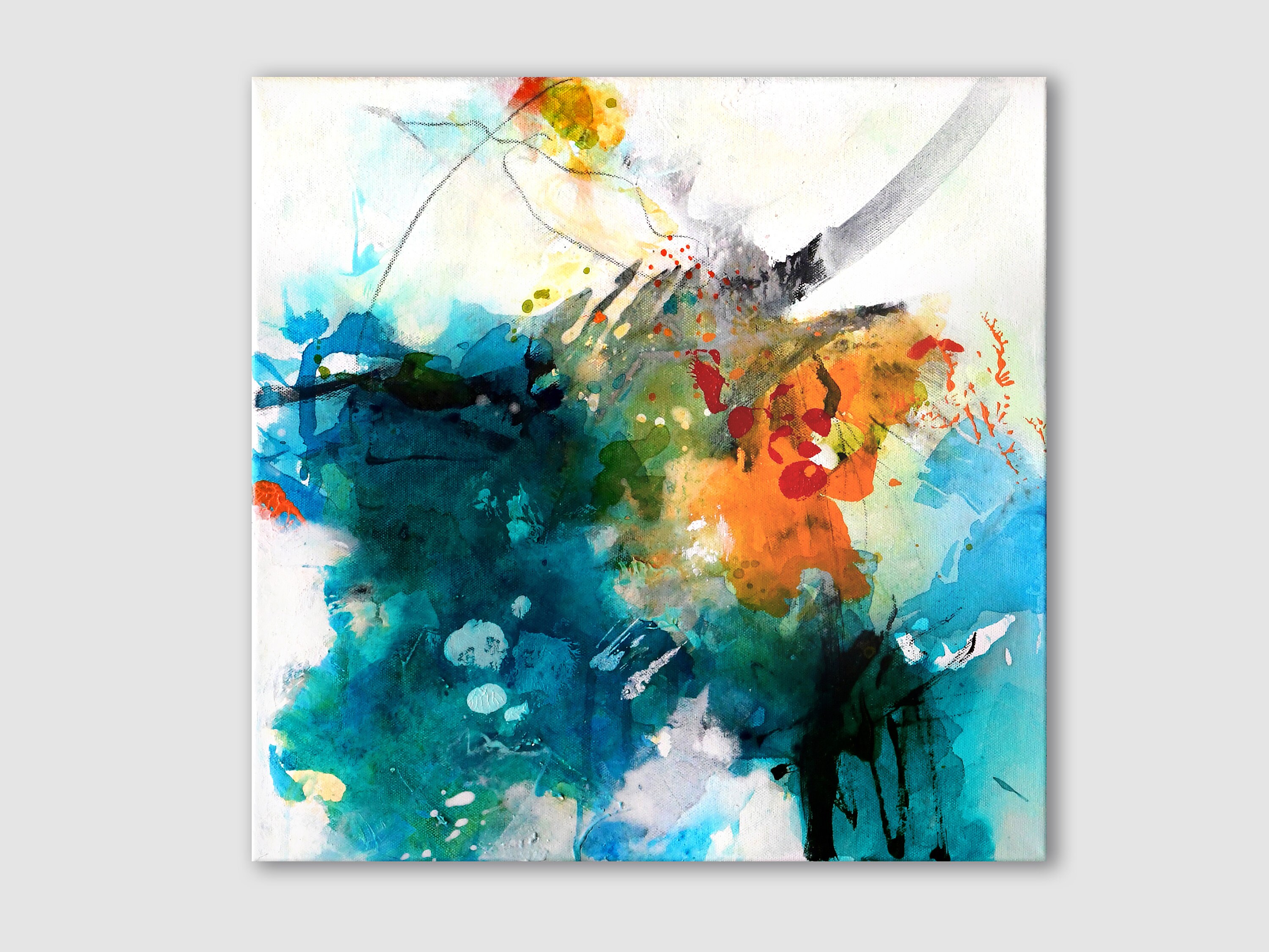 Abstract Painting // Colorful Painting // Original Fine Art // Abstract ...