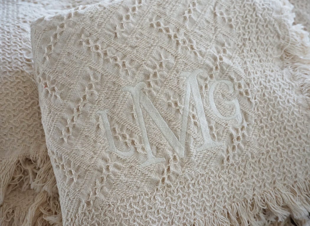 Classic Neutral Throw Waffle Lattice With Fringe Blanket. Ideal for ...
