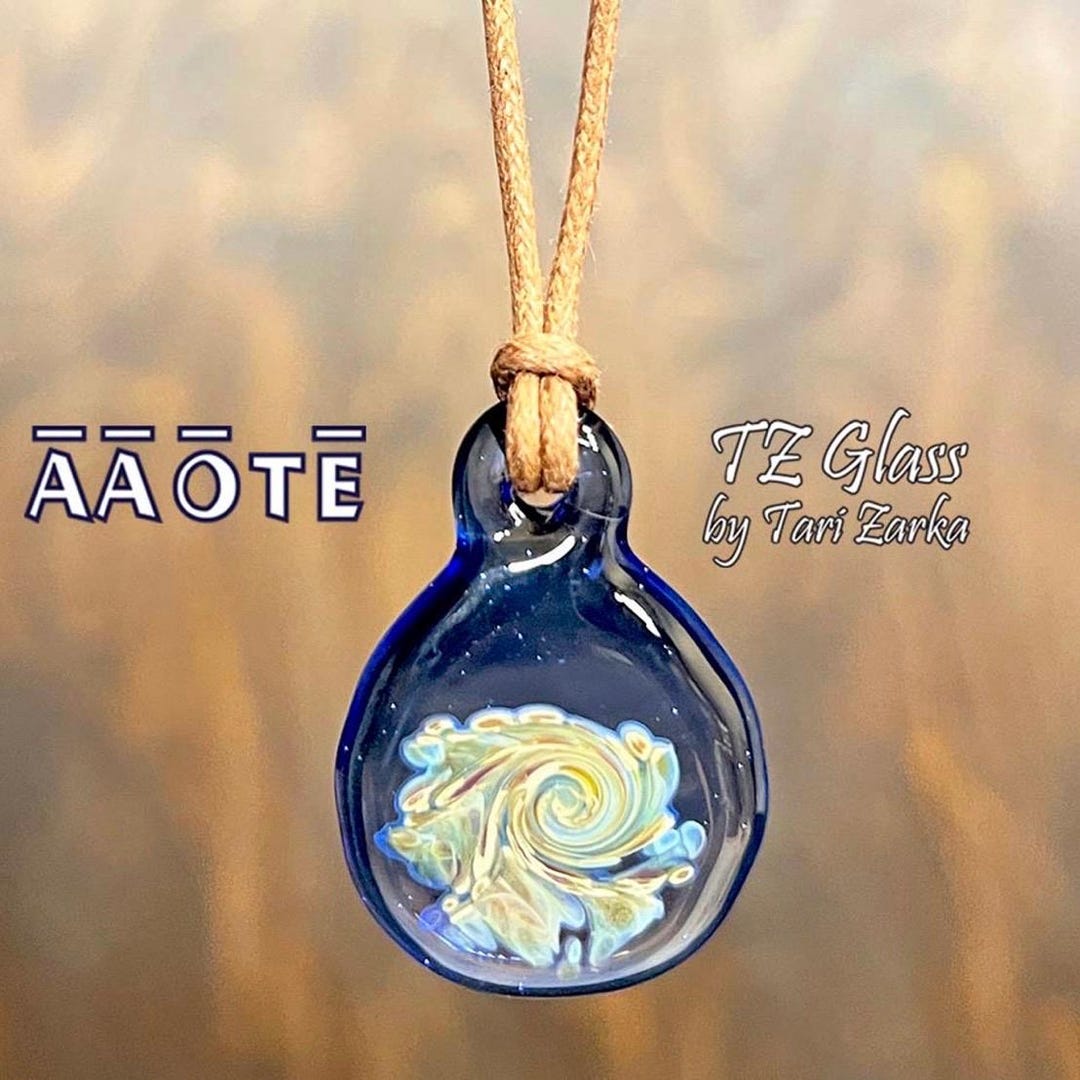 Aaote's Mindfulness Tools, Fidget Widgets by Tari Zarka TZ Glass, Worry Stone Necklace, A ...