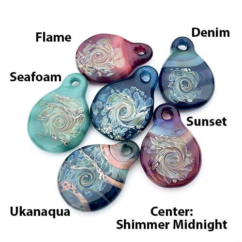 Aaote's Mindfulness Tools, Fidget Widgets by Tari Zarka TZ Glass, Worry Stone Necklace, A ...