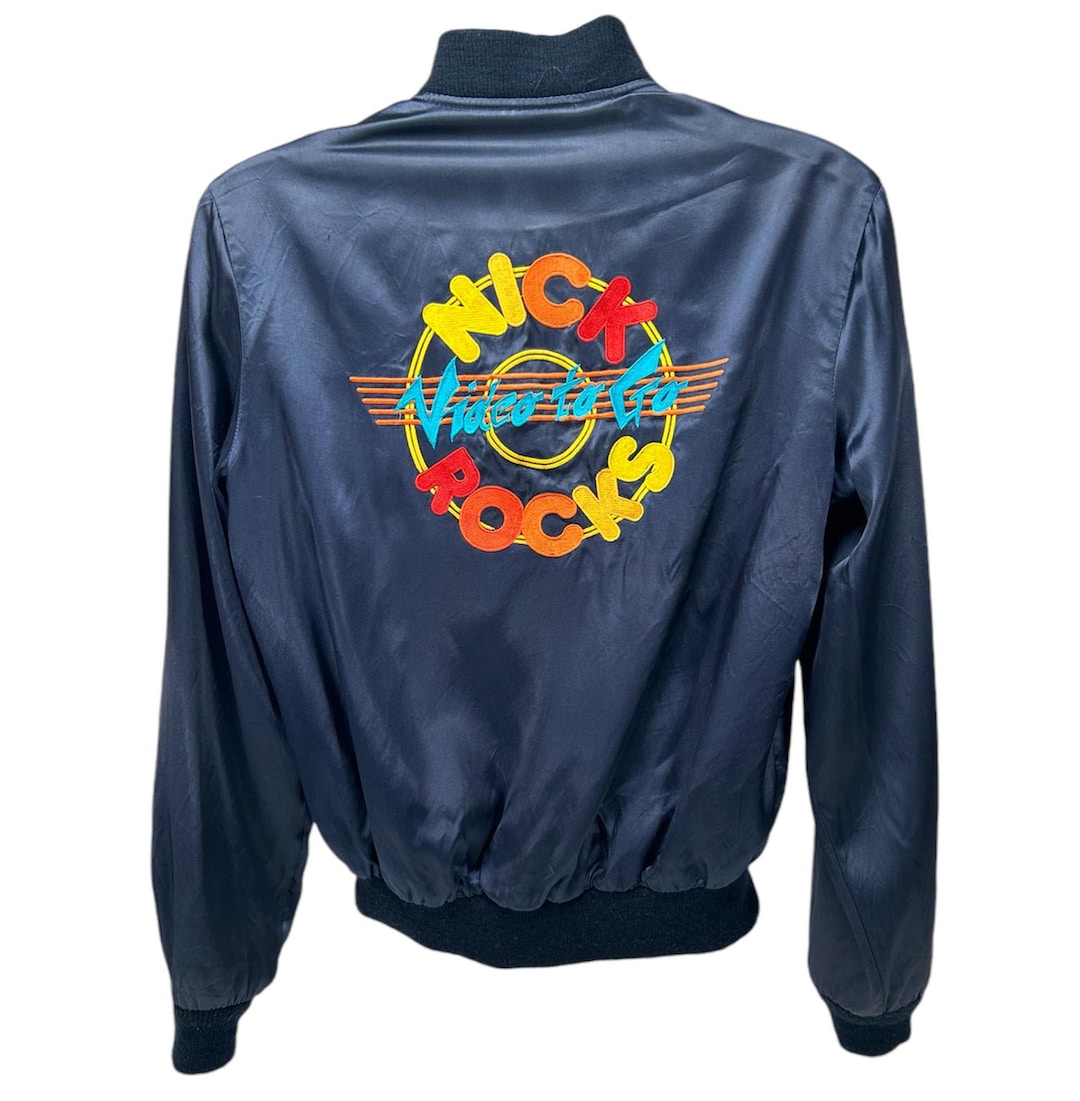 Vintage Nickelodeon Satin Jacket Nick Rocks Videos to Go Nick Jr. Music ...