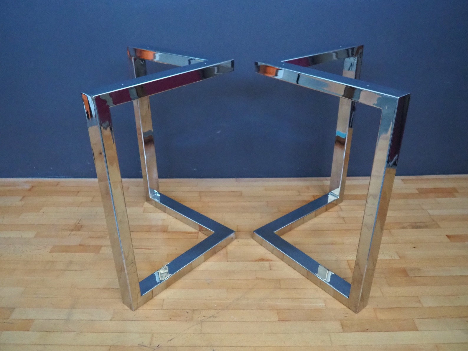 Dining Table Legs 28 X 28 Bracket Table Legs | Etsy