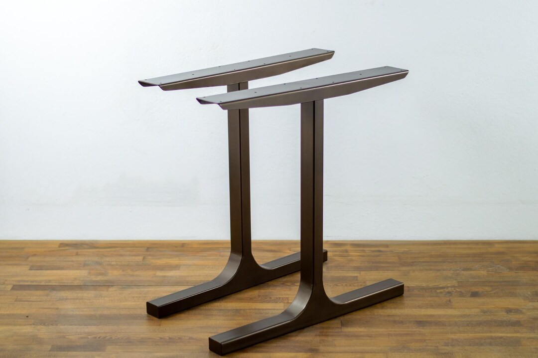Modern Metal Table Legs – BESIK Single Bar Dining Table Leg – H 28 ...