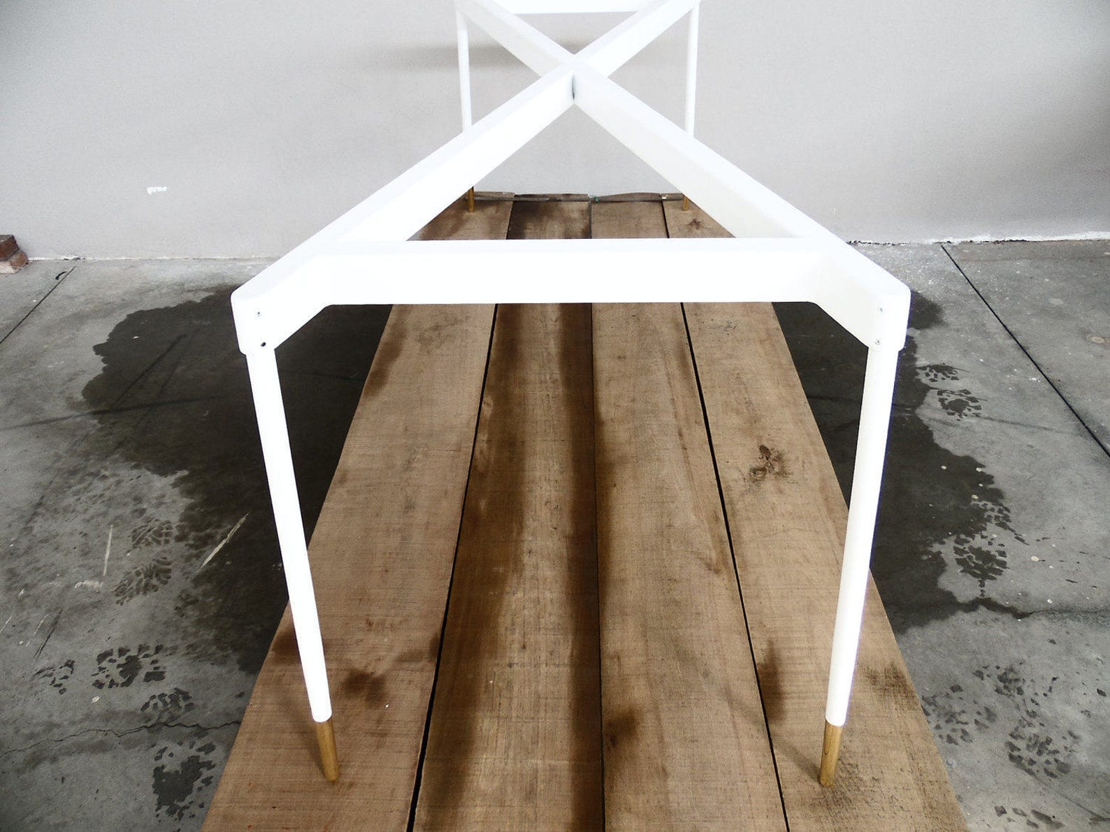 Modern Metal Dining Table Base 28h X 24w | Etsy