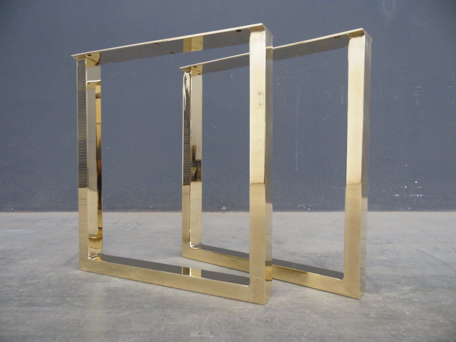 Brass Dining Table Legs 28 H X 24 W Frame Gold Table | Etsy