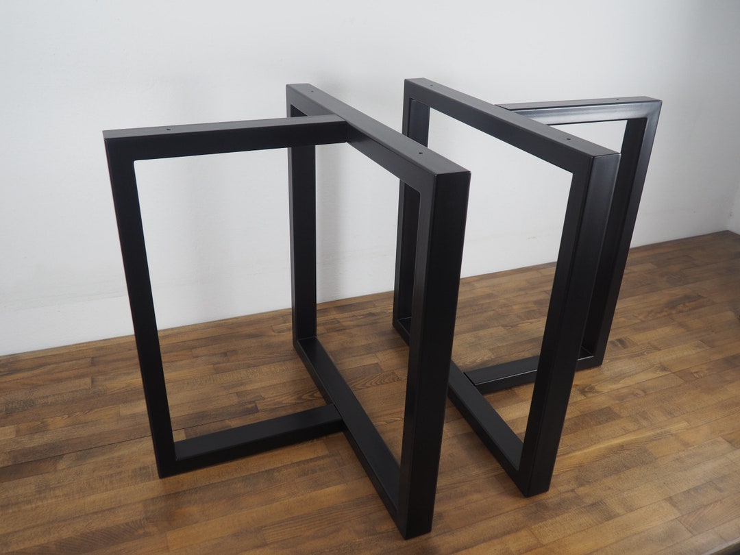 T-look Steel Trestle Table Legs – 28” H X 28” W X 16” Base | Height ...