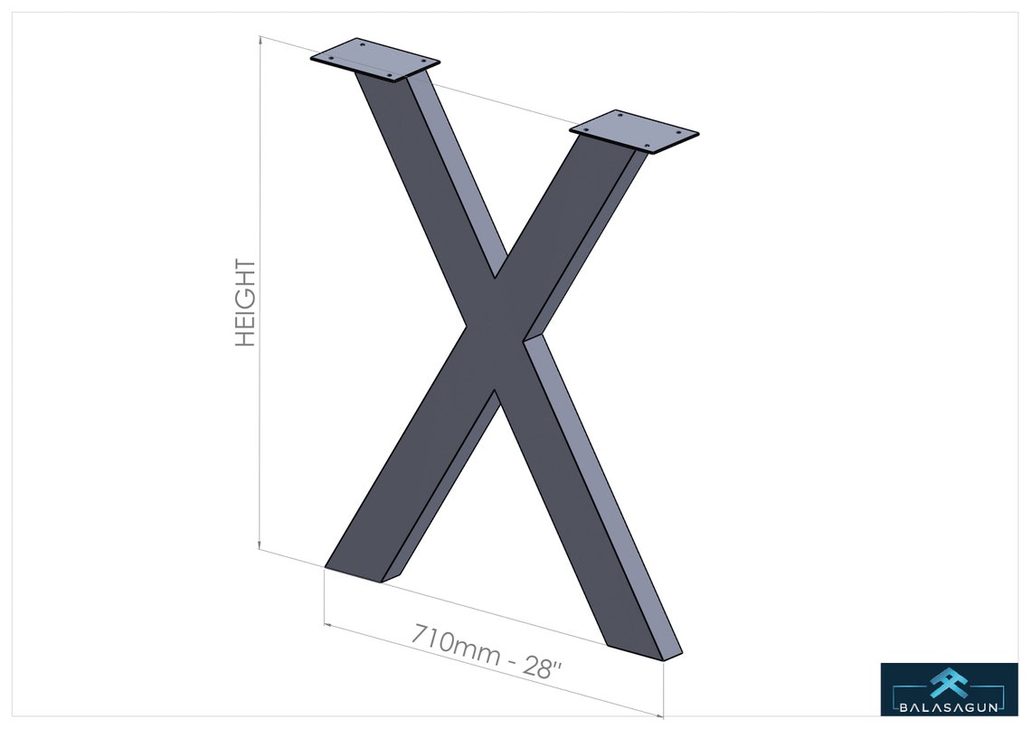 Metal Counter Table Legs counter Legs Metal Steel Table - Etsy