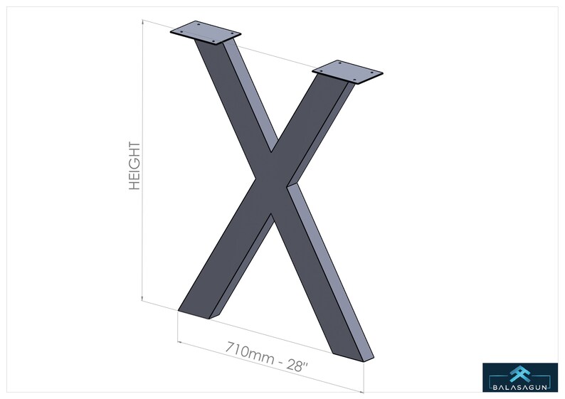 Metal Counter Table Legs counter Legs Metal Steel Table - Etsy