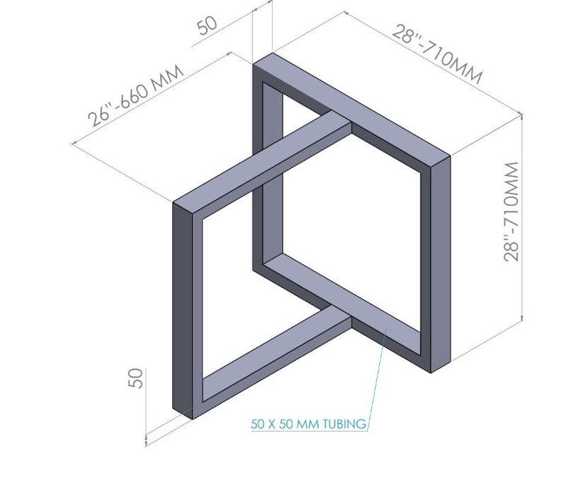 Stainless Steel (304 )HIGH QUALITY -heavy Duty Dining Table Base | 28 ...