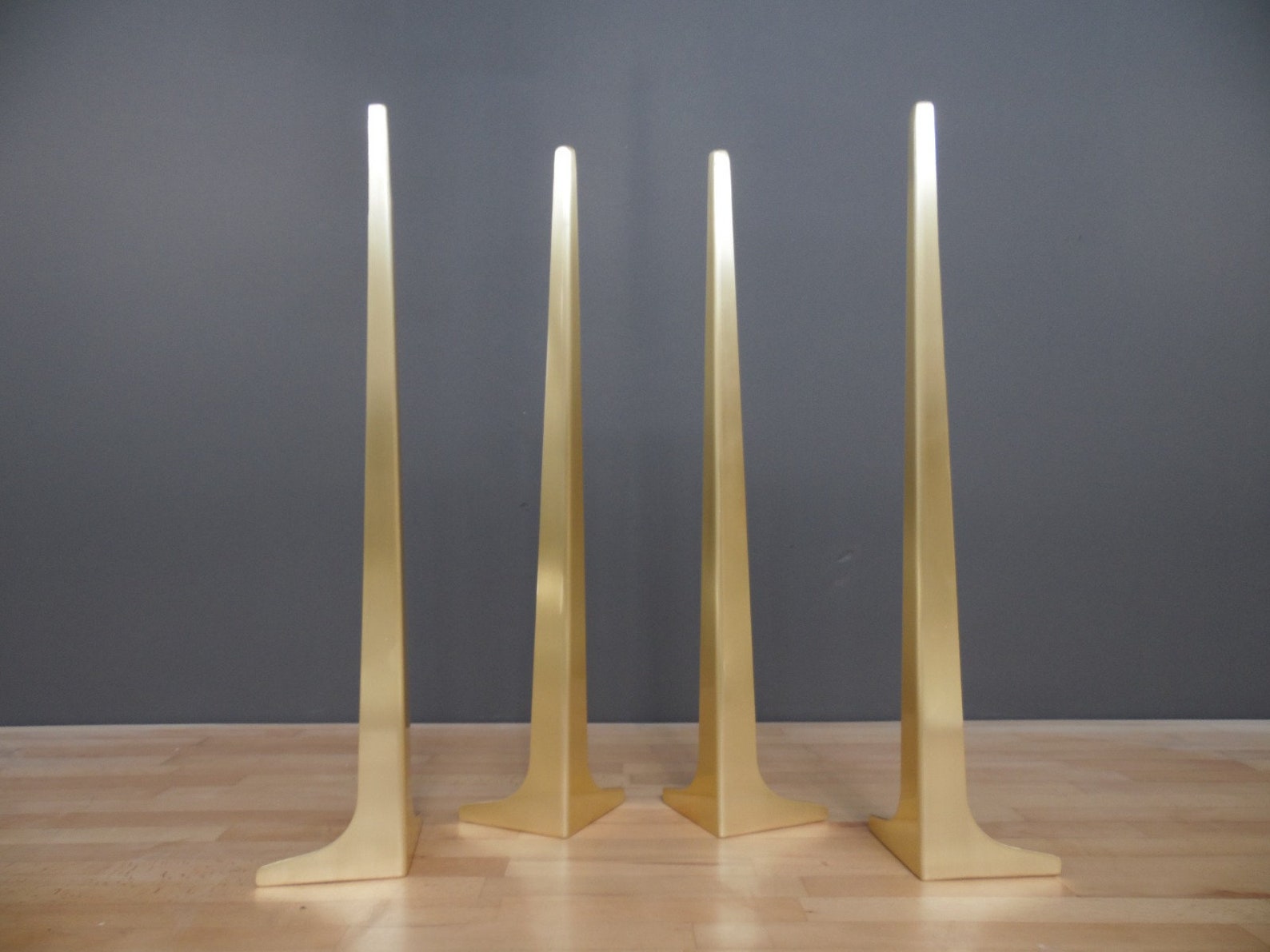 Brass Table Legs for Tables Desks Cabinets for Modern | Etsy