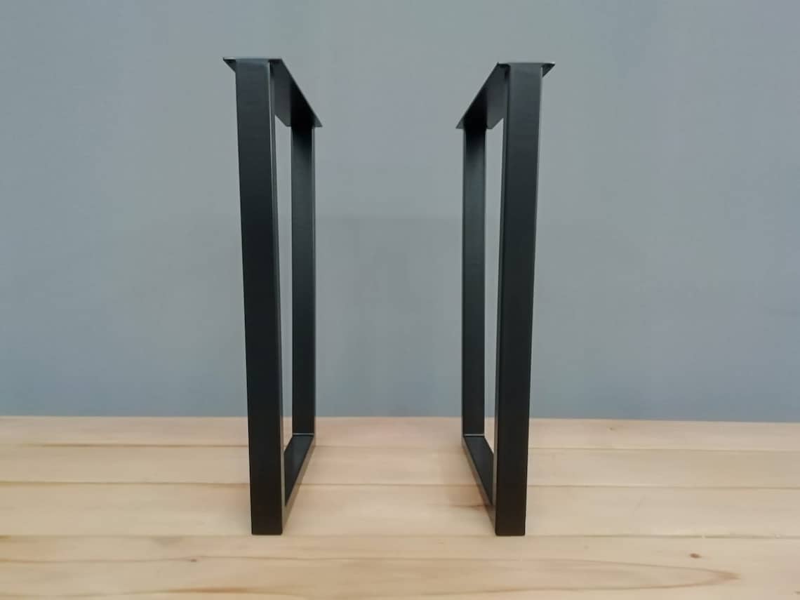 Trapezoid Bar Height Table Legs Metal Kitchen Island Legs - Etsy