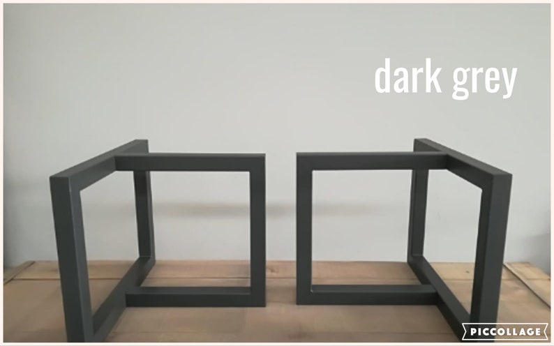 Metal Dining Table Legs Trestle Iron Table Legs industrial - Etsy