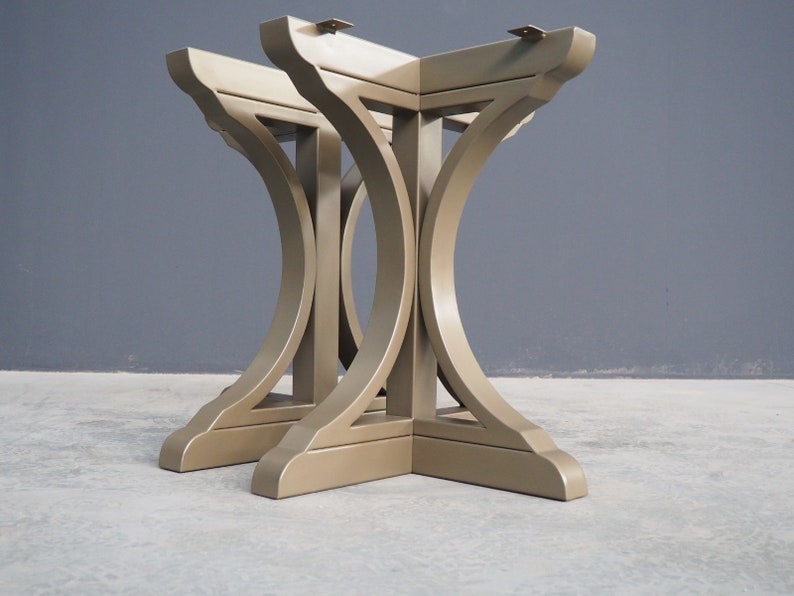 Modern Dining Table Legs Handmade & Customizable REY - Etsy