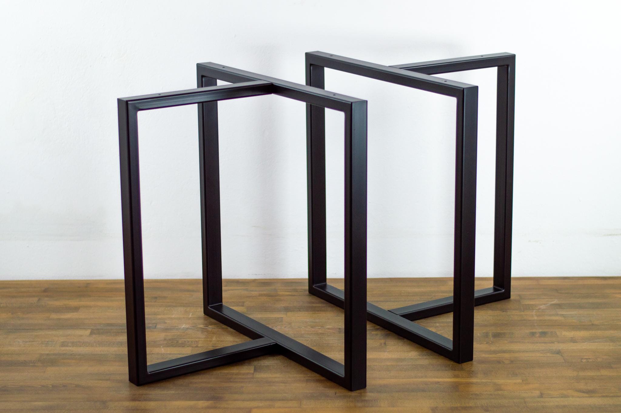 Steel Dining Table Legs, Metal Table Trestles, Set of 2, DIY - Etsy