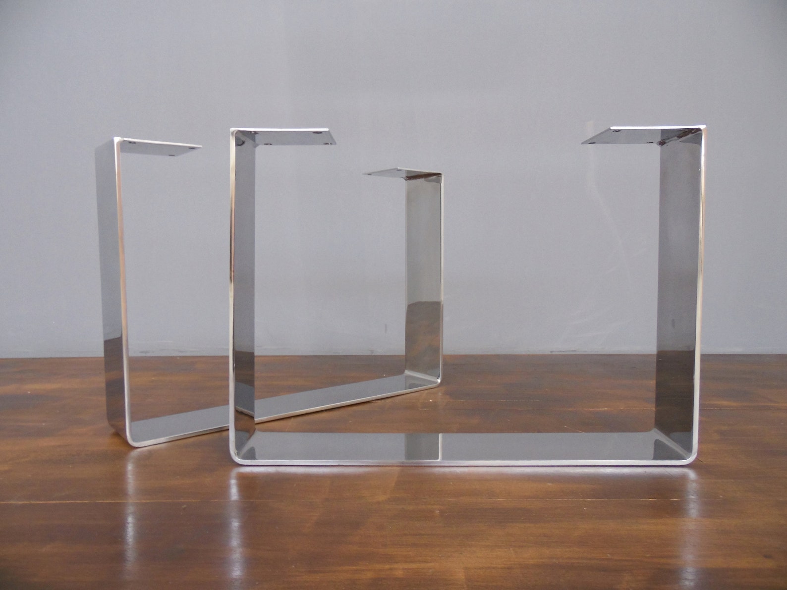16 Stainless Steel Bench Legs Square Table Legs - Etsy