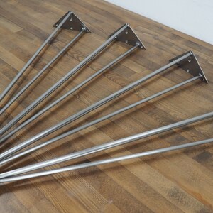 Metal Table Legs ,28 3-pins-s Stainless Steel Hairpin Table Legs,height ...