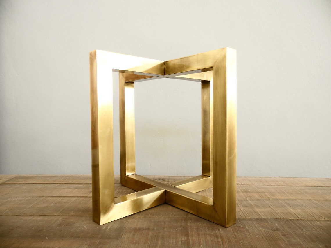 Brass Dining Table Base 28 H X 42 R Round Table | Etsy