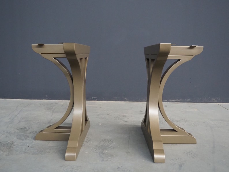 Modern Dining Table Legs Handmade & Customizable REY - Etsy